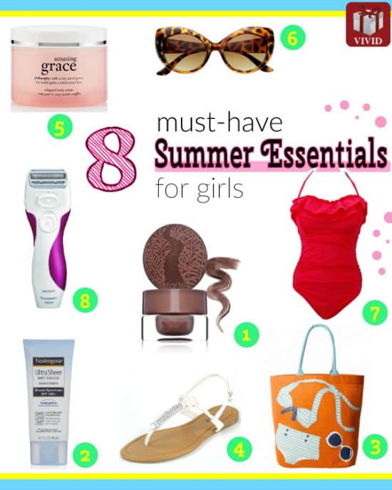 8 Must-have Summer Essentials List for Girls