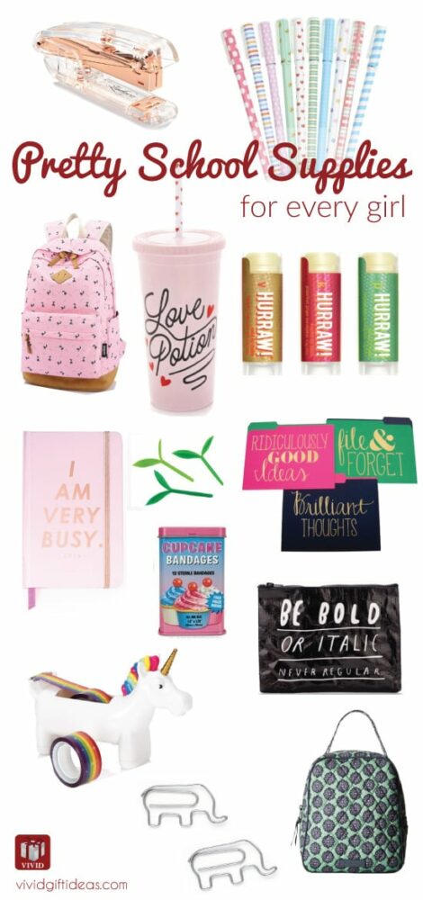 18 Cool School Supplies that Every Girl Needs