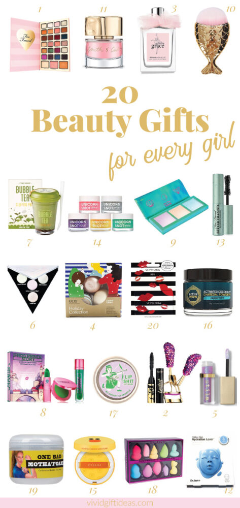 20 Makeup and Skincare Gifts for the Beauty-Loving Girls