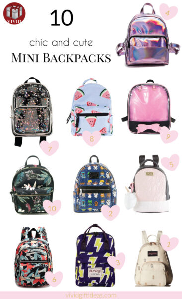 10 Cute Mini Backpacks - That Will Go Well With Your Outfit