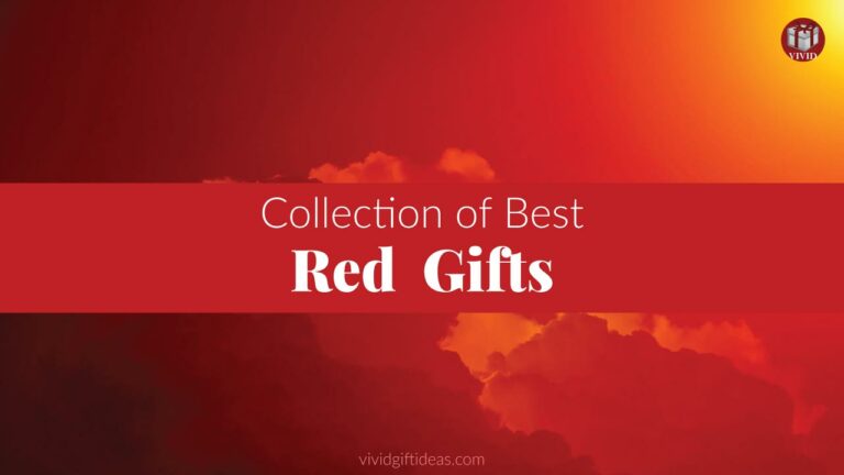 Red Color Gift Ideas: 24 Gifts That Are RED in Color