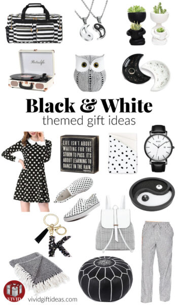 Black-and-White Gift Ideas: 20 Gifts That Are Black and White in Color